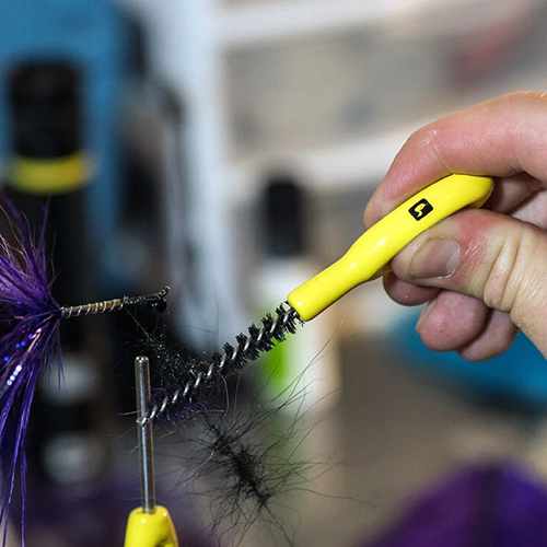 Loon Ergo Dubbing Brush Black for Fly Tying from The Essential Fly